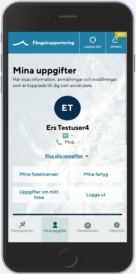 Logga ut ur EFR-tjänst - Elektronisk fångstrapportering (EFR) - Fiske och handel - Havs- och ...